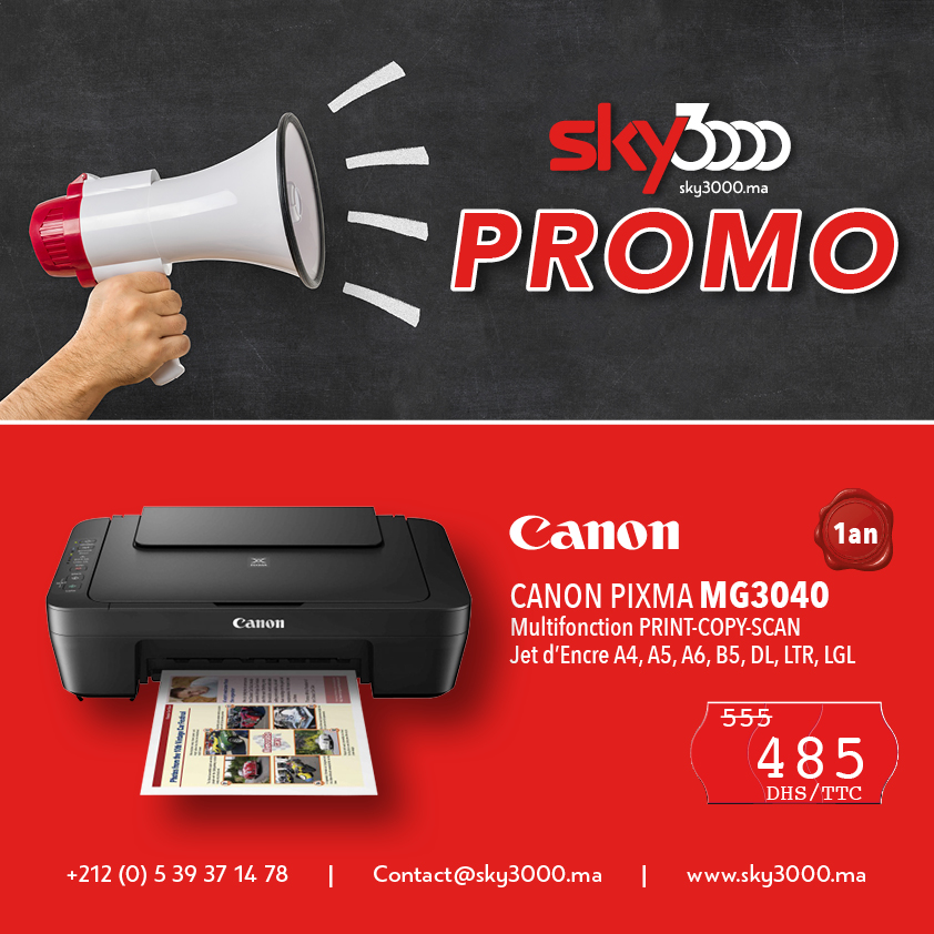 Canon PIXMA MG3040 - sky3000